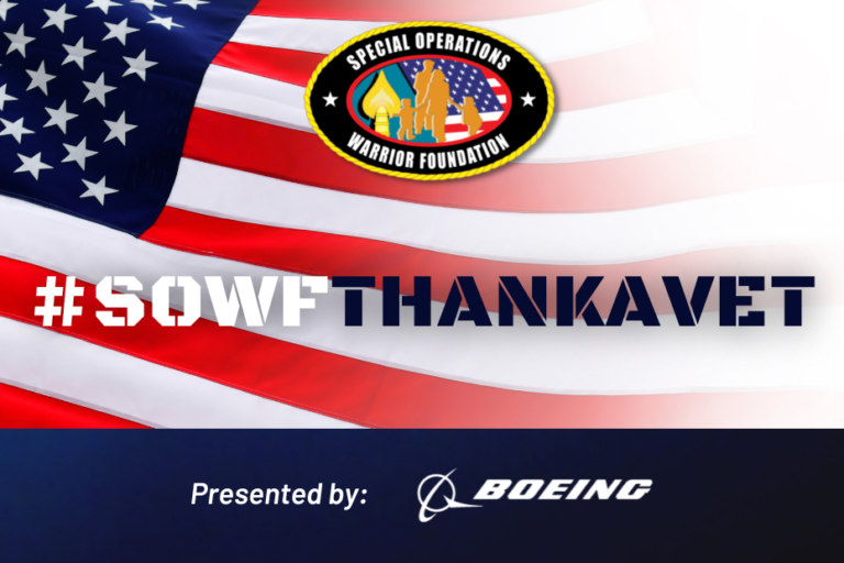 Thank You Veterans - Special Operations Warrior Foundation
