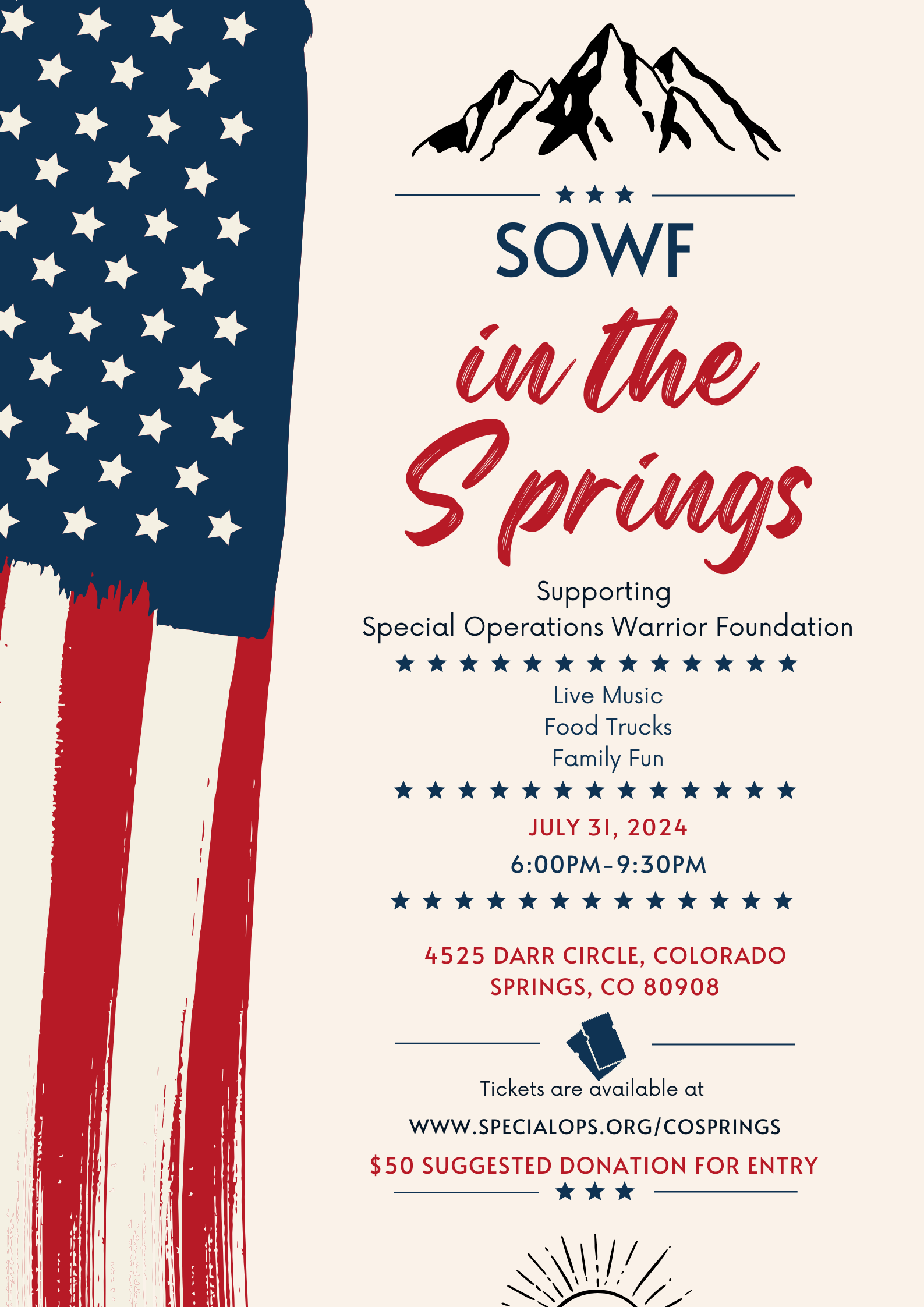 SOWF in the Springs - Special Operations Warrior Foundation